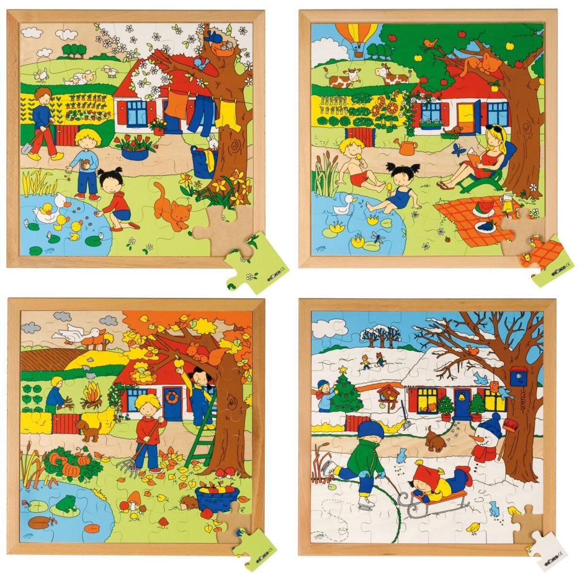 PUZZLE 4 GODIŠNJA DOBA (4 kom) - Astreja plus